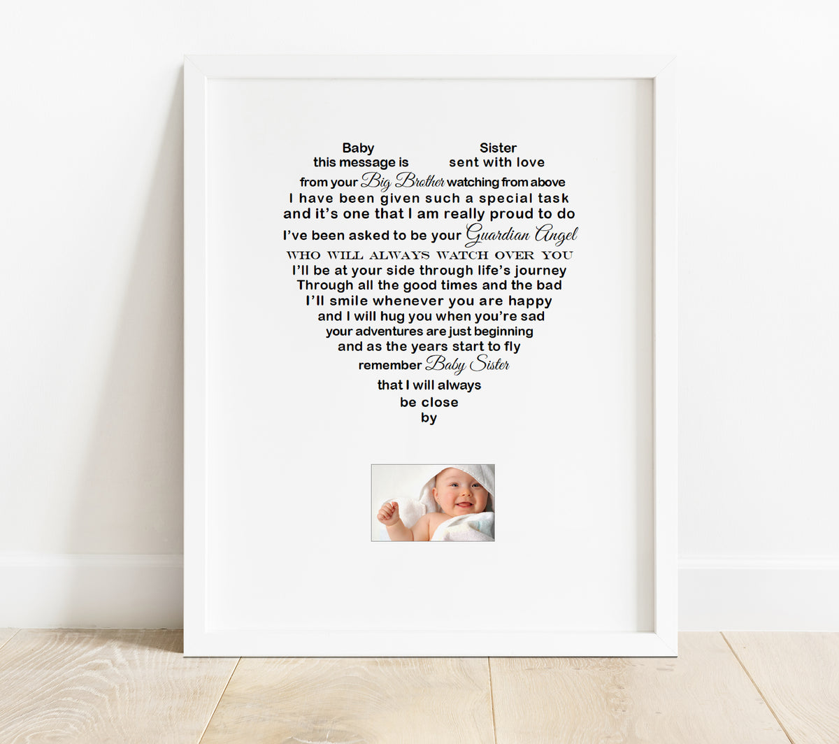 Letter from Heaven - Poem print from Angel Baby to Rainbow Baby ...