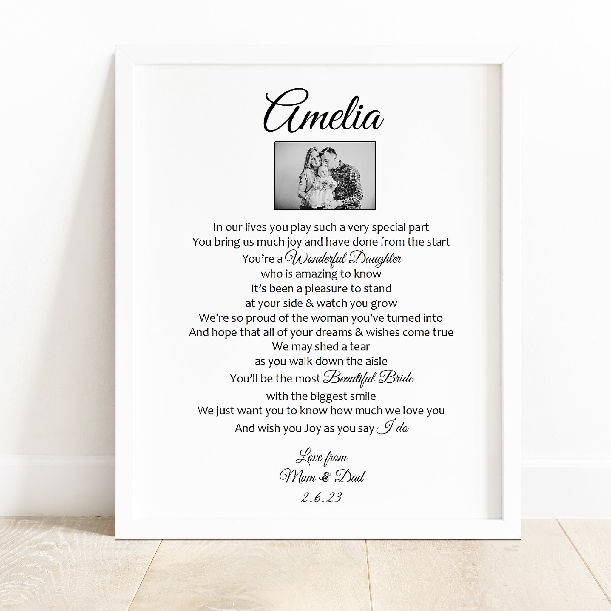 Wedding poem to daughter 60 photos - Astyledwedding.com